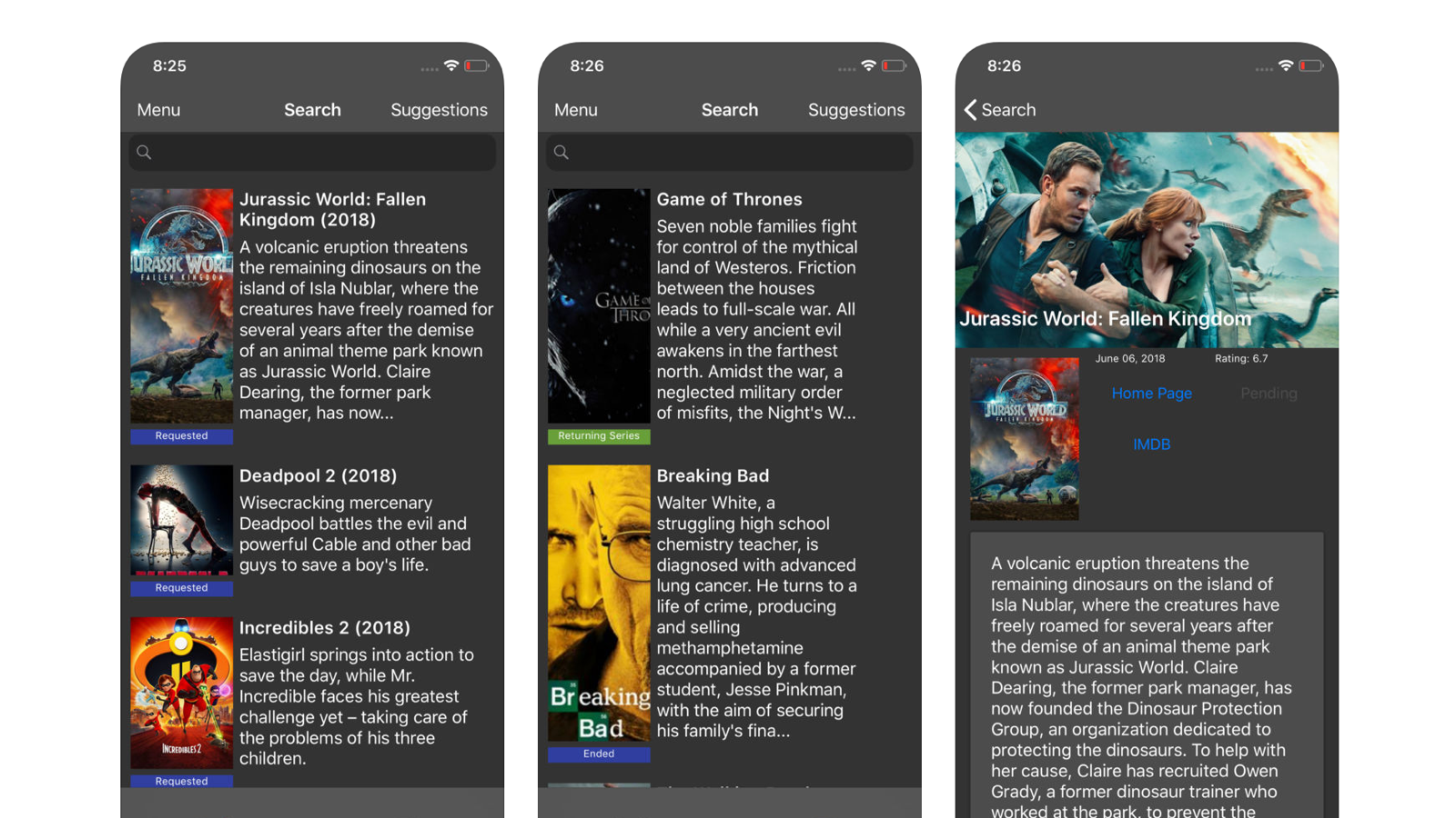 Ombi Mobile - BuiltWithDot.Net